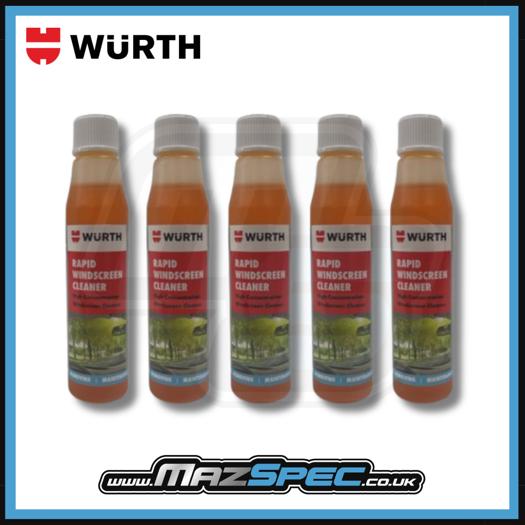 Wurth Rapid Window Screen Cleaner Concentrate • x5 Pack 32ml | MazSpec