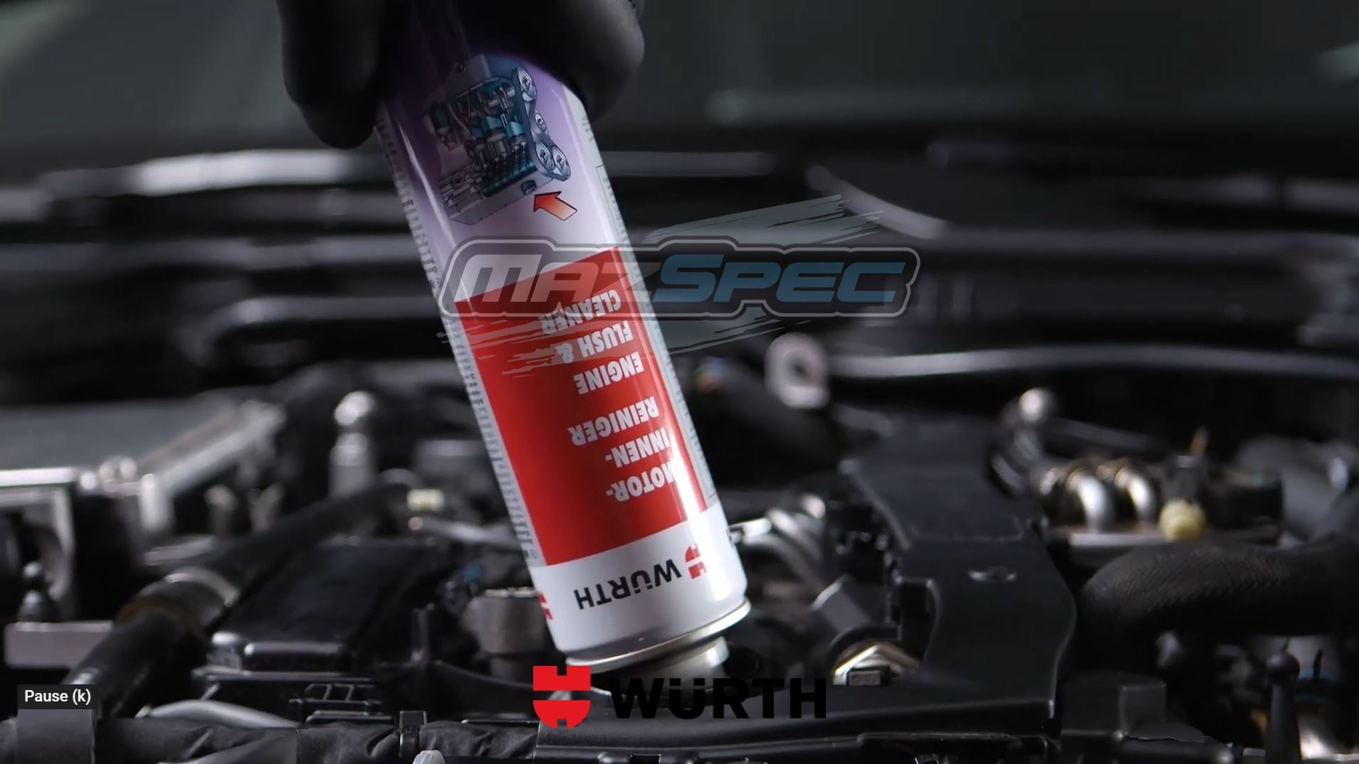 Wurth Engine Flush & Cleaner - Engine Oil System / Galleries Additive ...