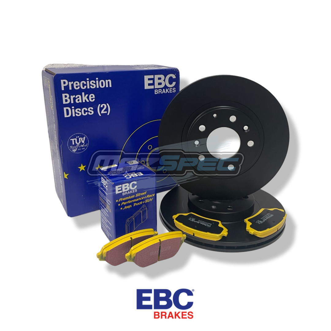 EBC Yellow Stuff Pad & EBC Std Disc Kit - Mazda MX5 MK3/NC (06-15) Fro ...