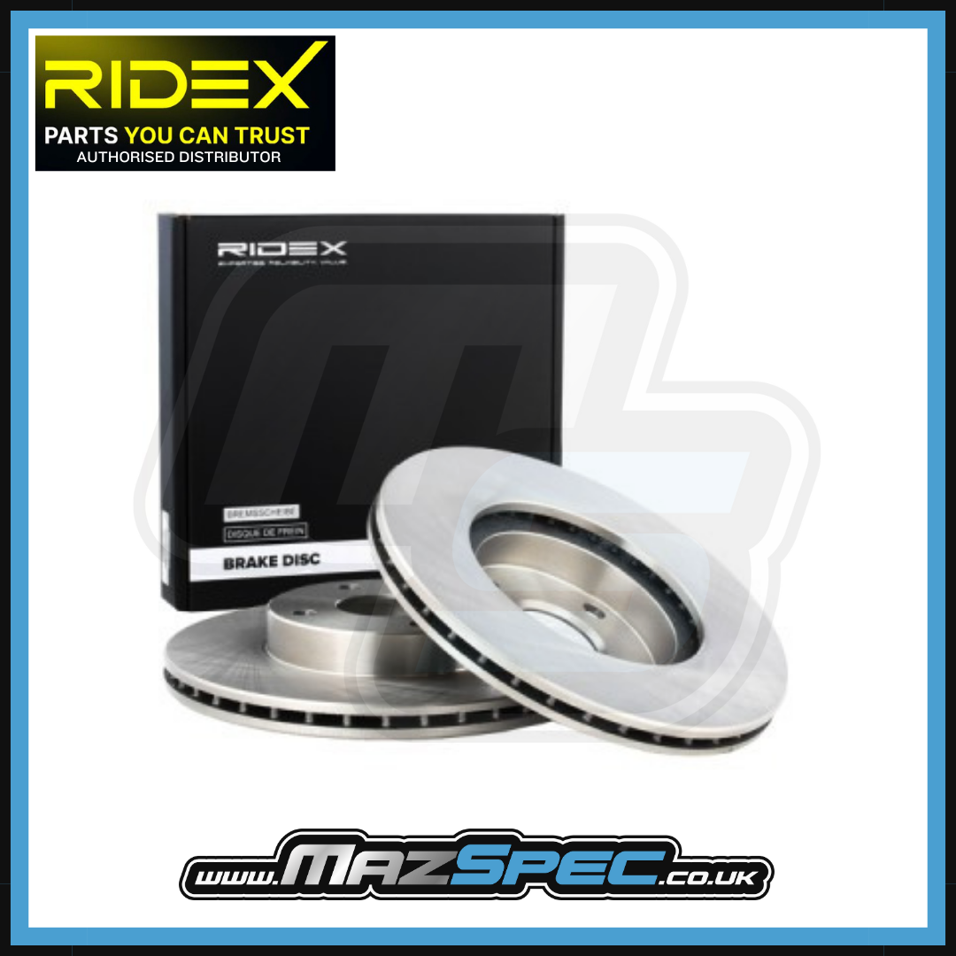Ridex® Front Brake Discs Pair • MX-5 MK1 (1.8) / MK2 (1.6/1.8) (94-05 ...