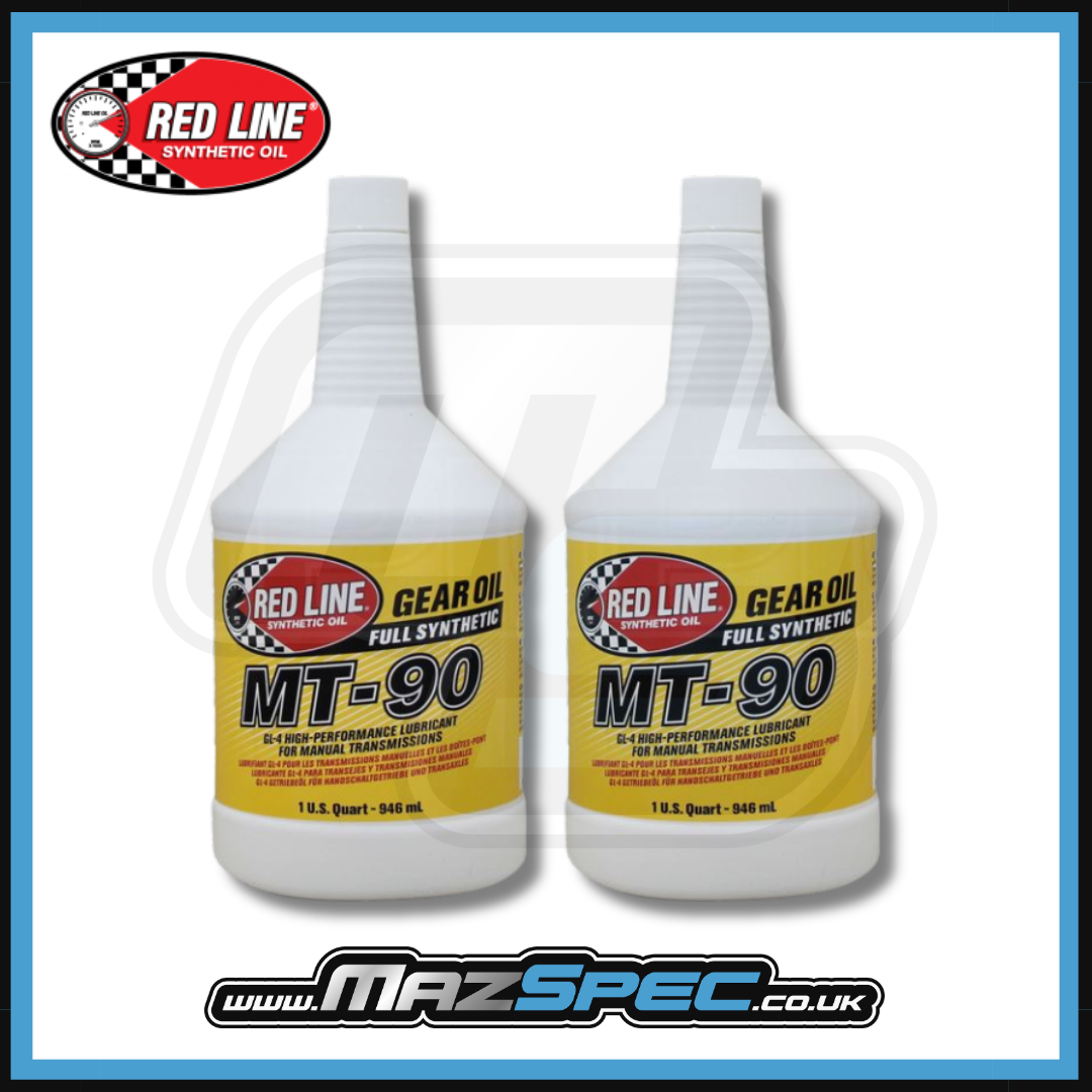 Red Line MT-90 75W90 GL-4 Manual Transmission Gear Oil • 946ml x2 Pack ...