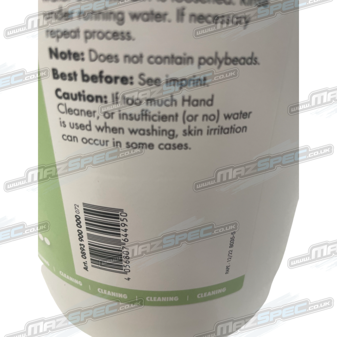 Wurth 4 Litre Heavy Duty Natural Hand Cleaner / Degreaser (Solvent, Si ...