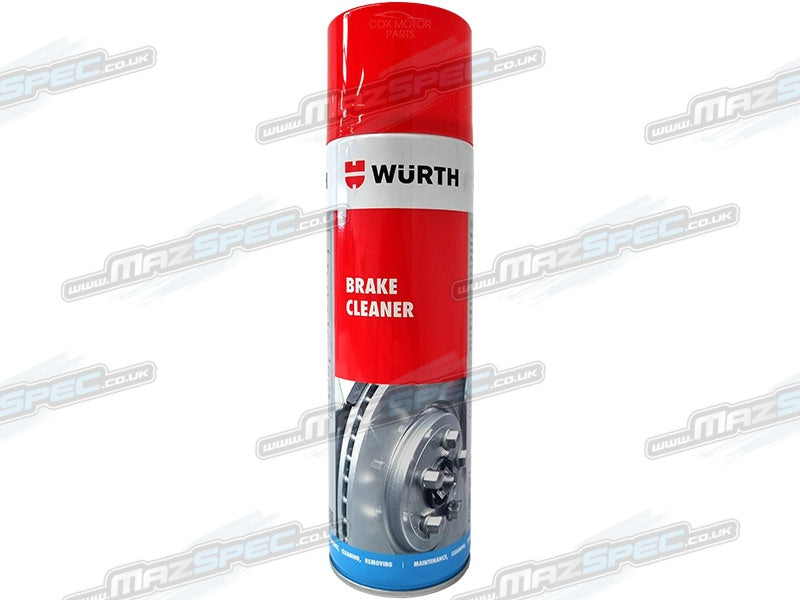 Wurth Brake Cleaner • Removes Dirt, Oil & Grease • x6 Pack 500ml Aeros ...